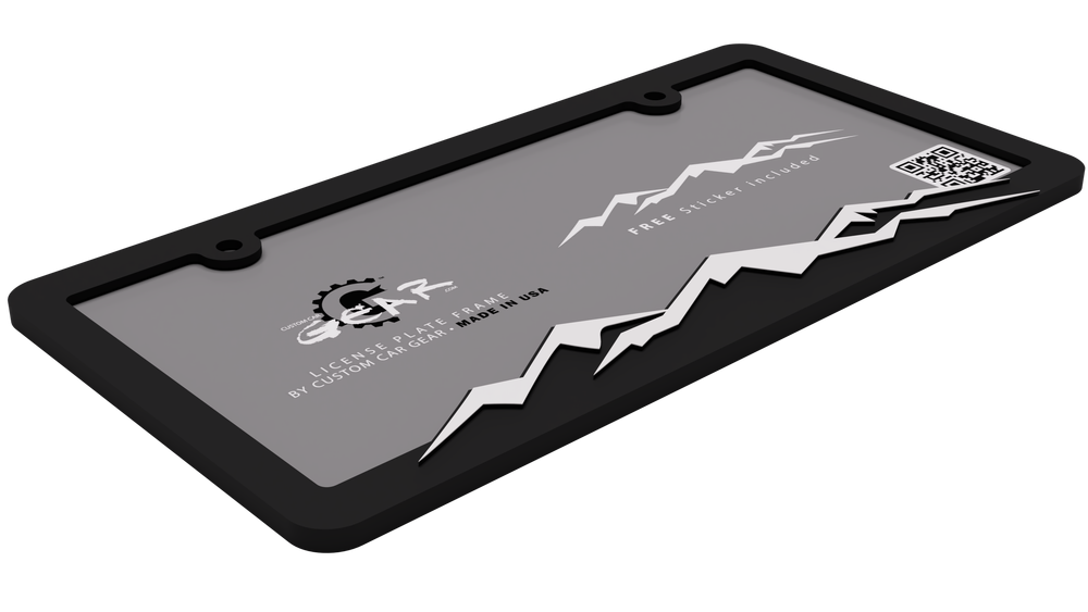 Retro Yoda License Plate Frame Bracket — Custom Car Gear MODS & Accessories