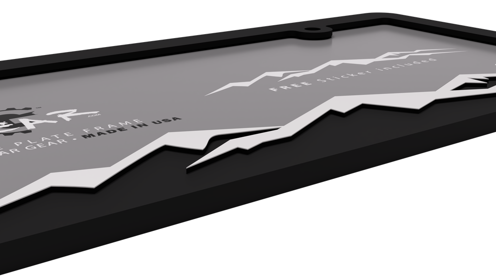 Retro Yoda License Plate Frame Bracket — Custom Car Gear MODS & Accessories