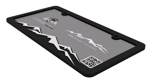 Retro Yoda License Plate Frame Bracket — Custom Car Gear MODS & Accessories