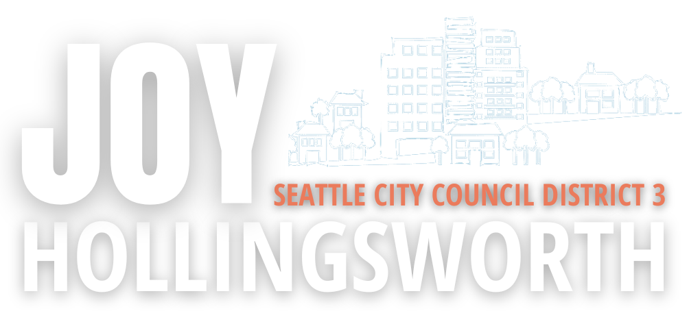 Seattle City Council District 3 Candidate - Joy Hollingsworth