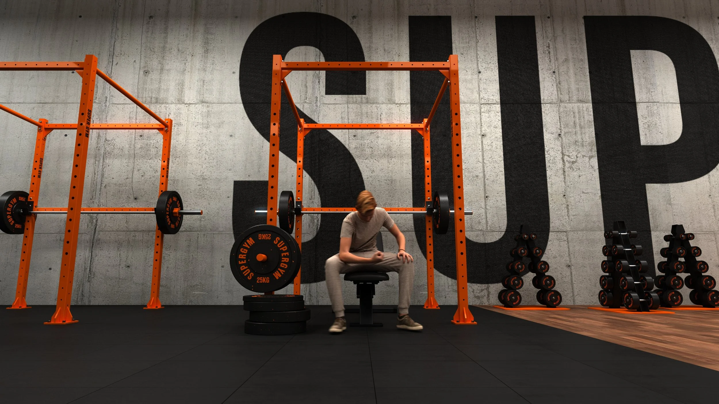 Interior - Gym 3D Visuals — SuperCreative - 3D Freelancer