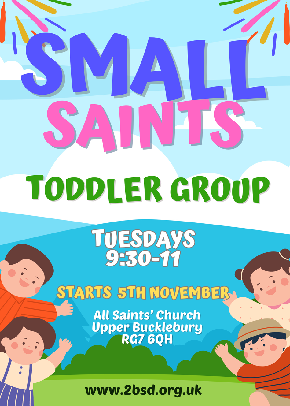Small Saints Toddler Group — 2bsd