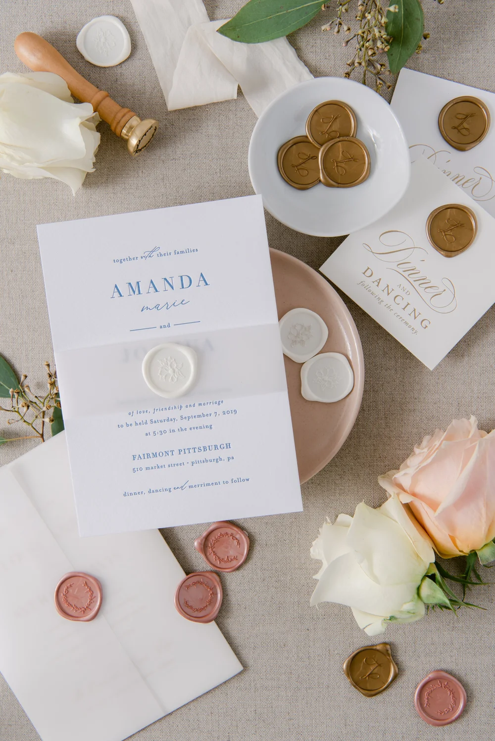 Venue Artwork Envelope Liner | Embellishments | Wedding Invitation ...