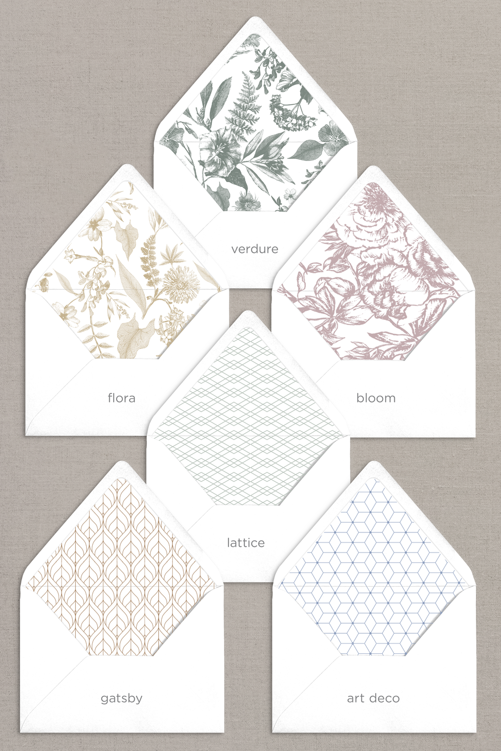 Venue Artwork Envelope Liner | Embellishments | Wedding Invitation ...