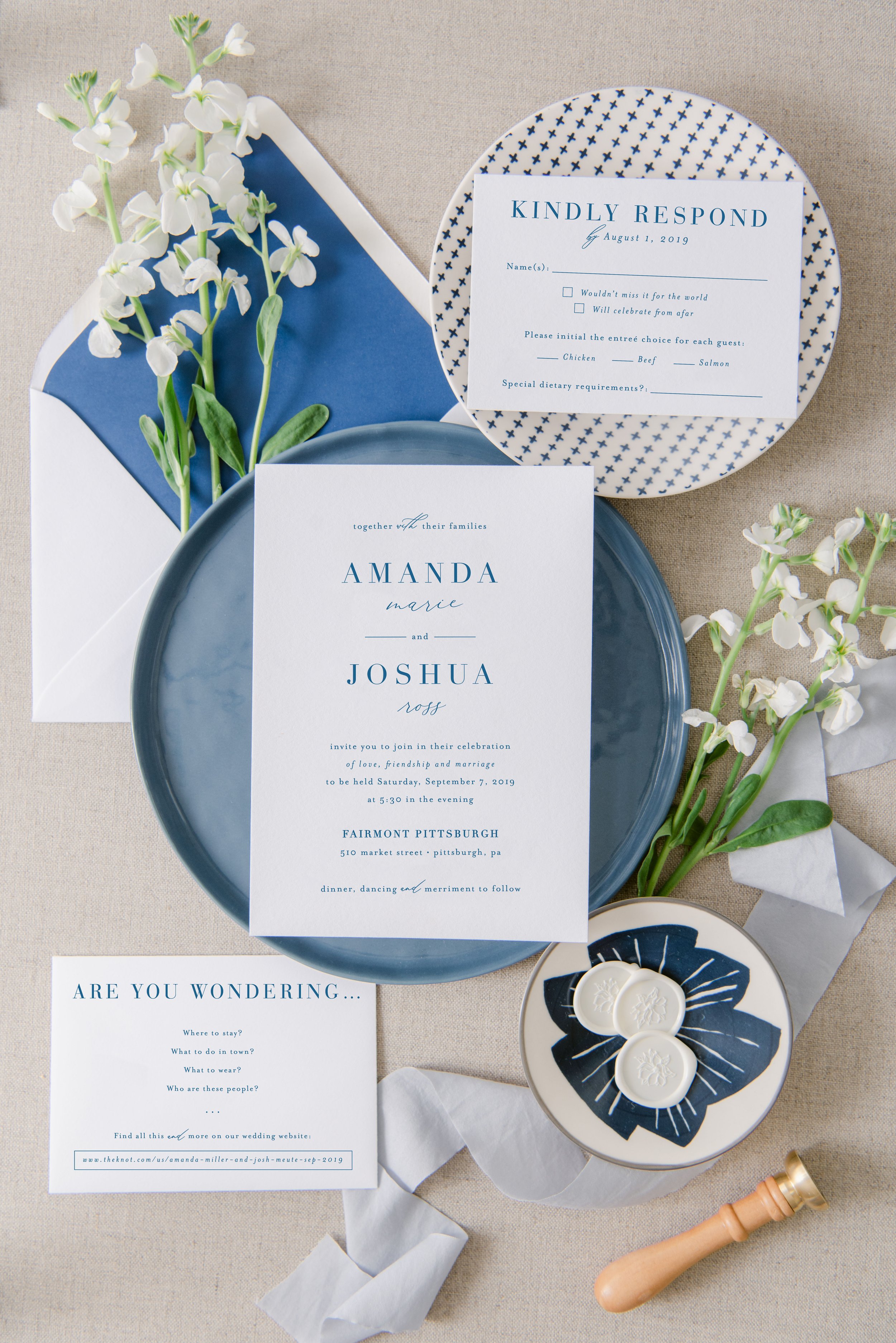 Wesley Wedding Invitation | Wedding Day Paper | Wedding Stationery ...