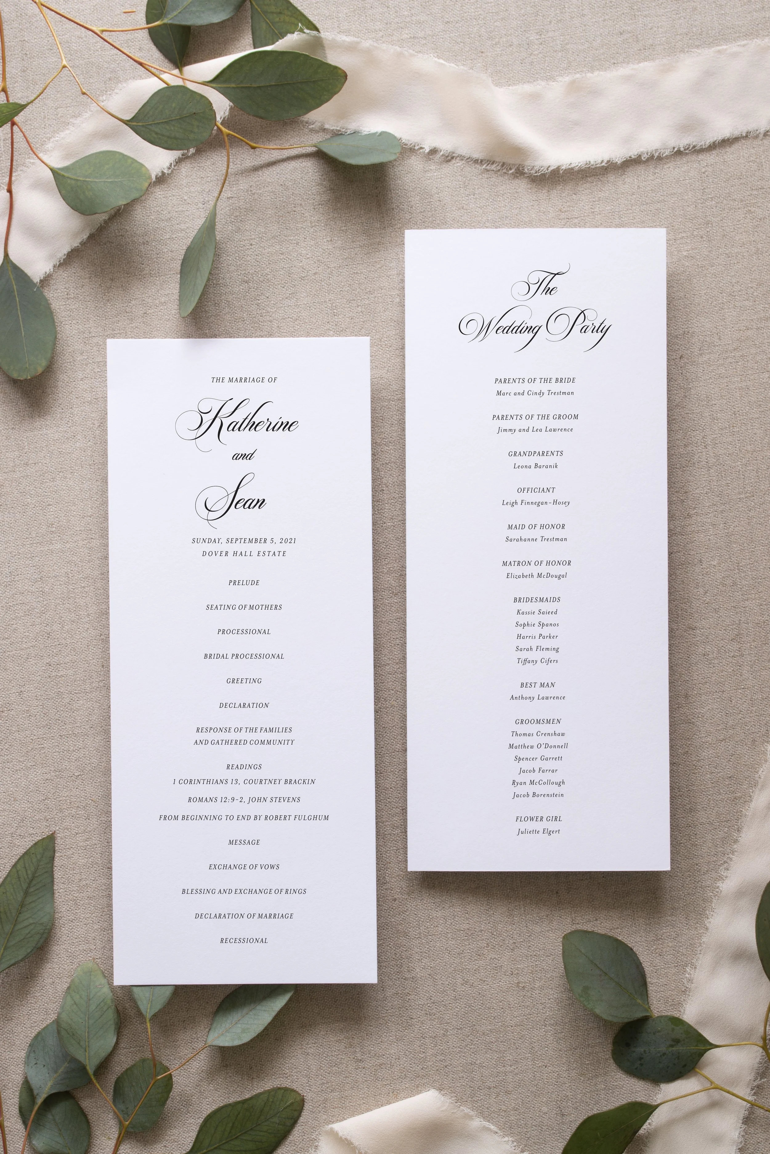 Harlow Wedding Invitation Wedding Day Paper Wedding Stationery