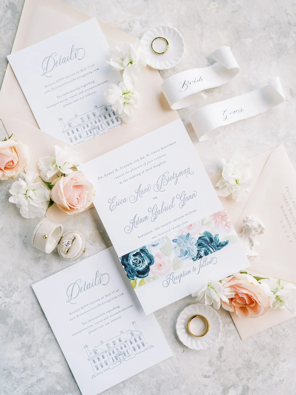 Inside a Semi-Custom Suite: The Darcy Collection — Reverie Paper Co.