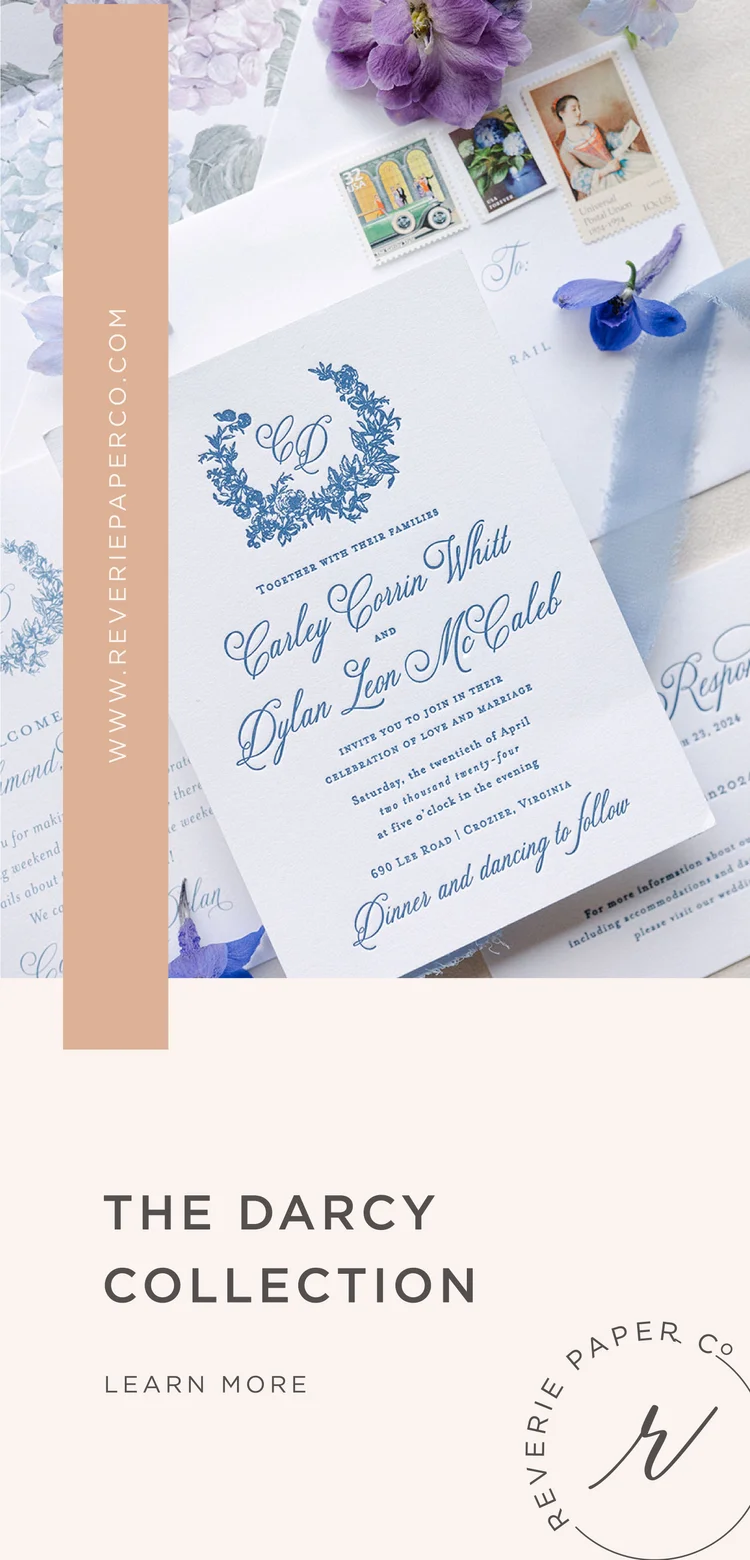 Inside a Semi-Custom Suite: The Darcy Collection — Reverie Paper Co.