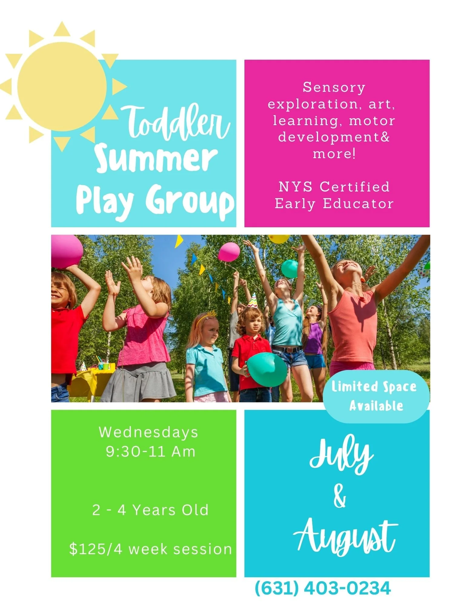 Summer Play Group — LI | TX Play and Learn