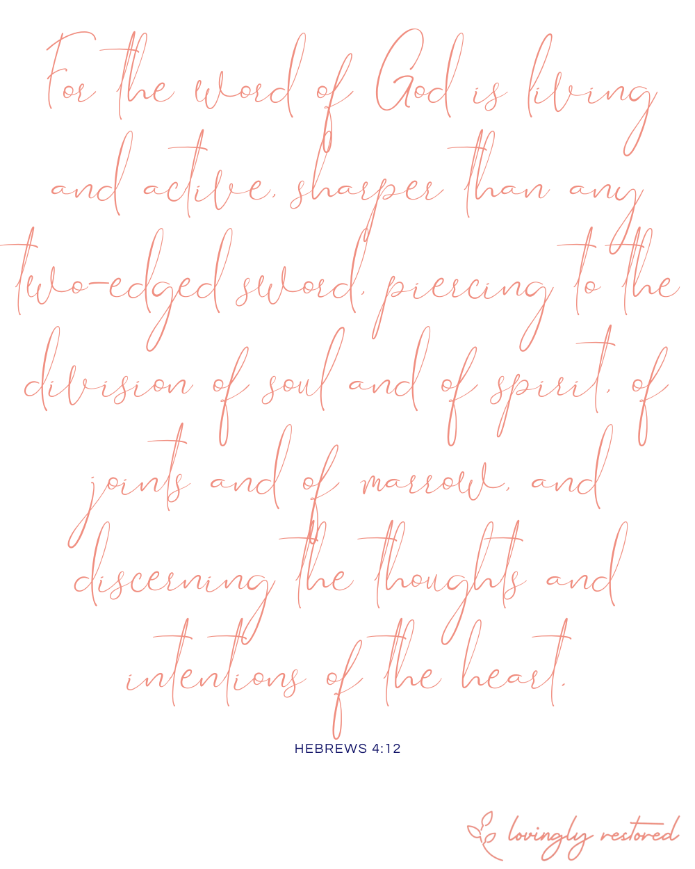 What words are we speaking throughout our day? — Lovingly Restored