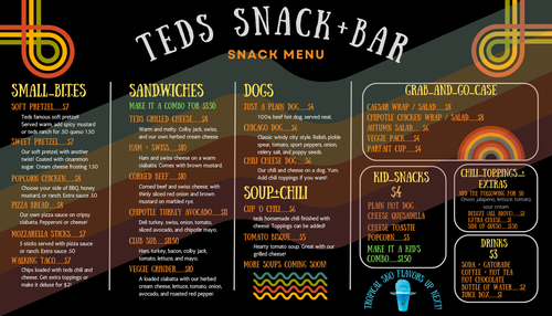 Food — TEDS Snack + BAR