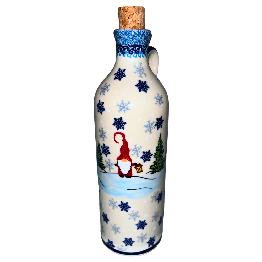 kalich polish pottery 1 liter bottle 730 red poppy garden - Polish ...