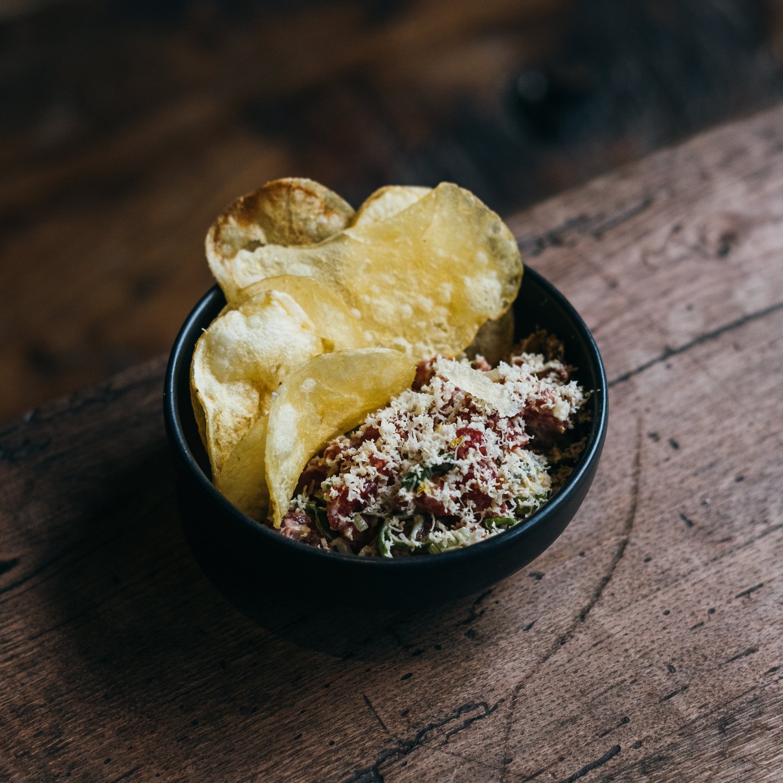 beef tartare — SMOKESTAK