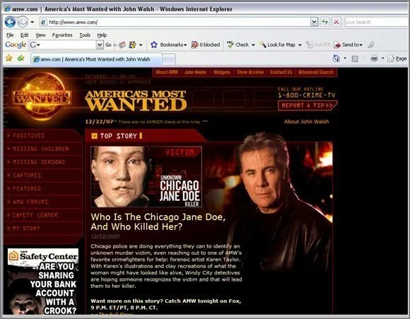 America’s Most Wanted: Chicago Jane Doe — Karen T. Taylor