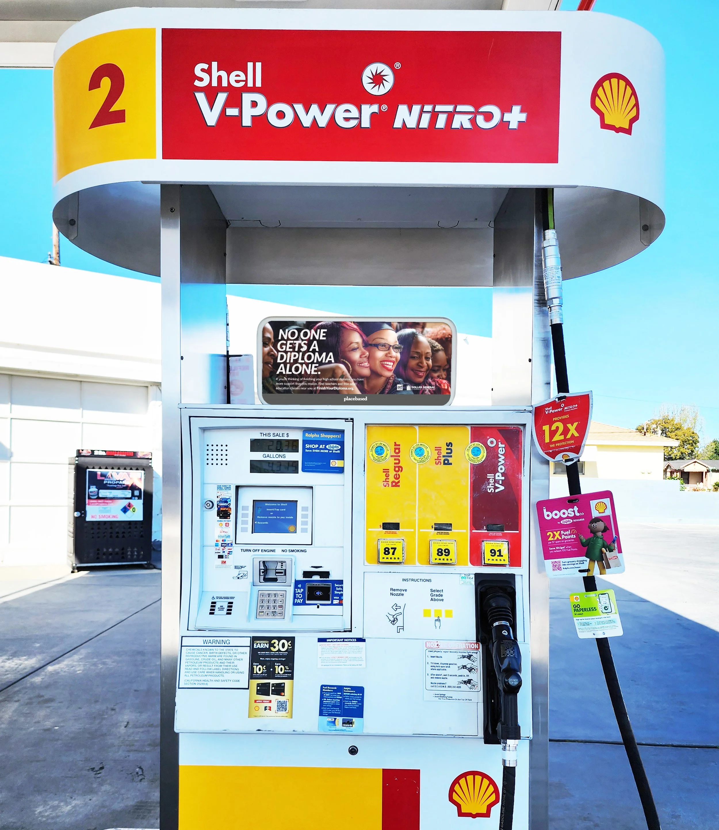 Gas Station Advertising | Pump Top Ads | Gas Pump Advertising — placebased