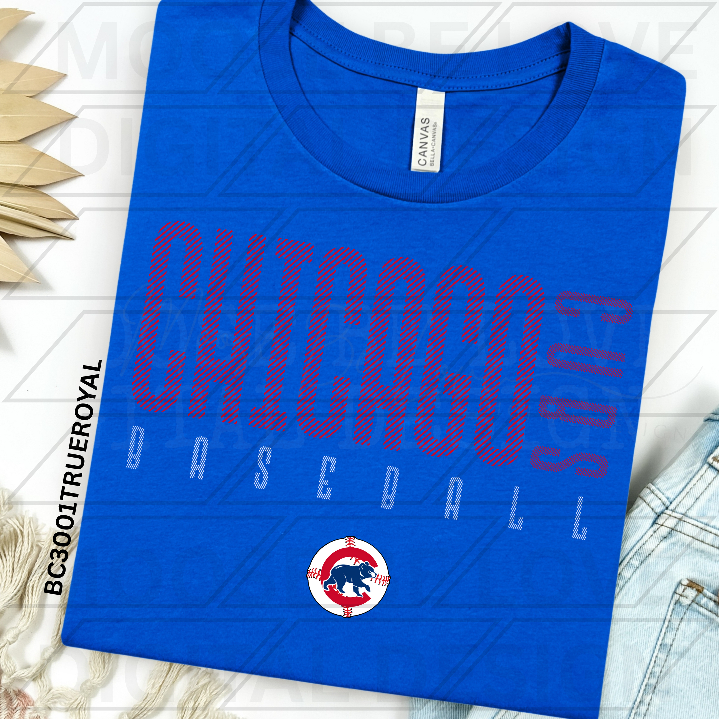 CUBS BASEBALL FOX KEITH LAYERED STRIPE BUNDLE — MOOSE BE LOVE DIGITAL ...