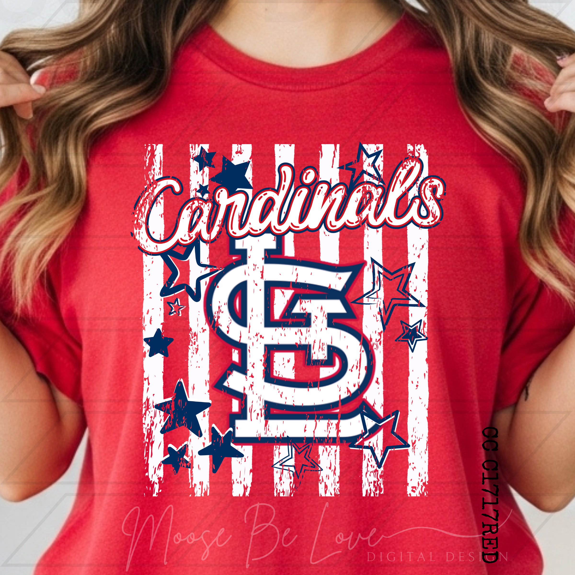 CARDINALS BASEBALL STARS AND VERTICAL STRIPES BUNDLE — MOOSE BE LOVE ...