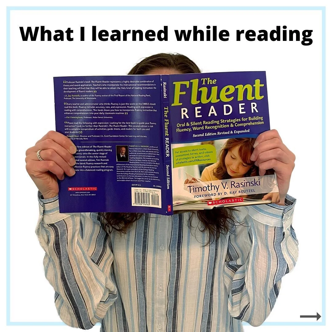 Reading Fluency — SLP Literacy Corner