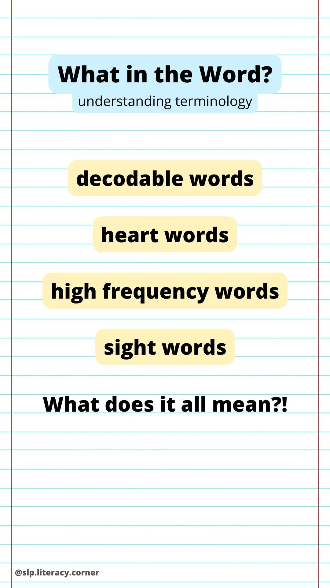 Decodable words, heart words, high frequency words, sight words… What ...