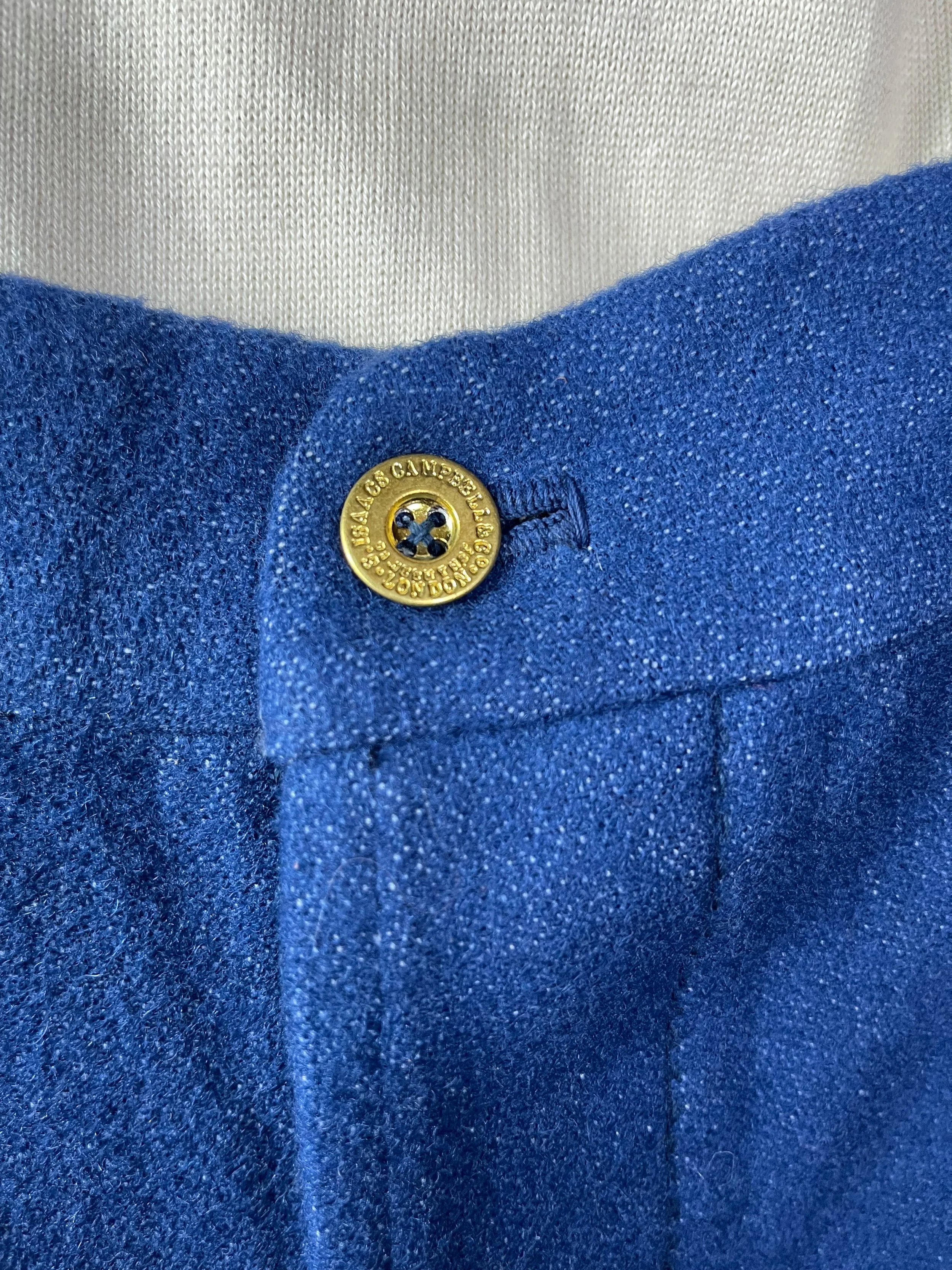 Richmond Trousers Jean cloth/ button mule ear pockets — The Depot