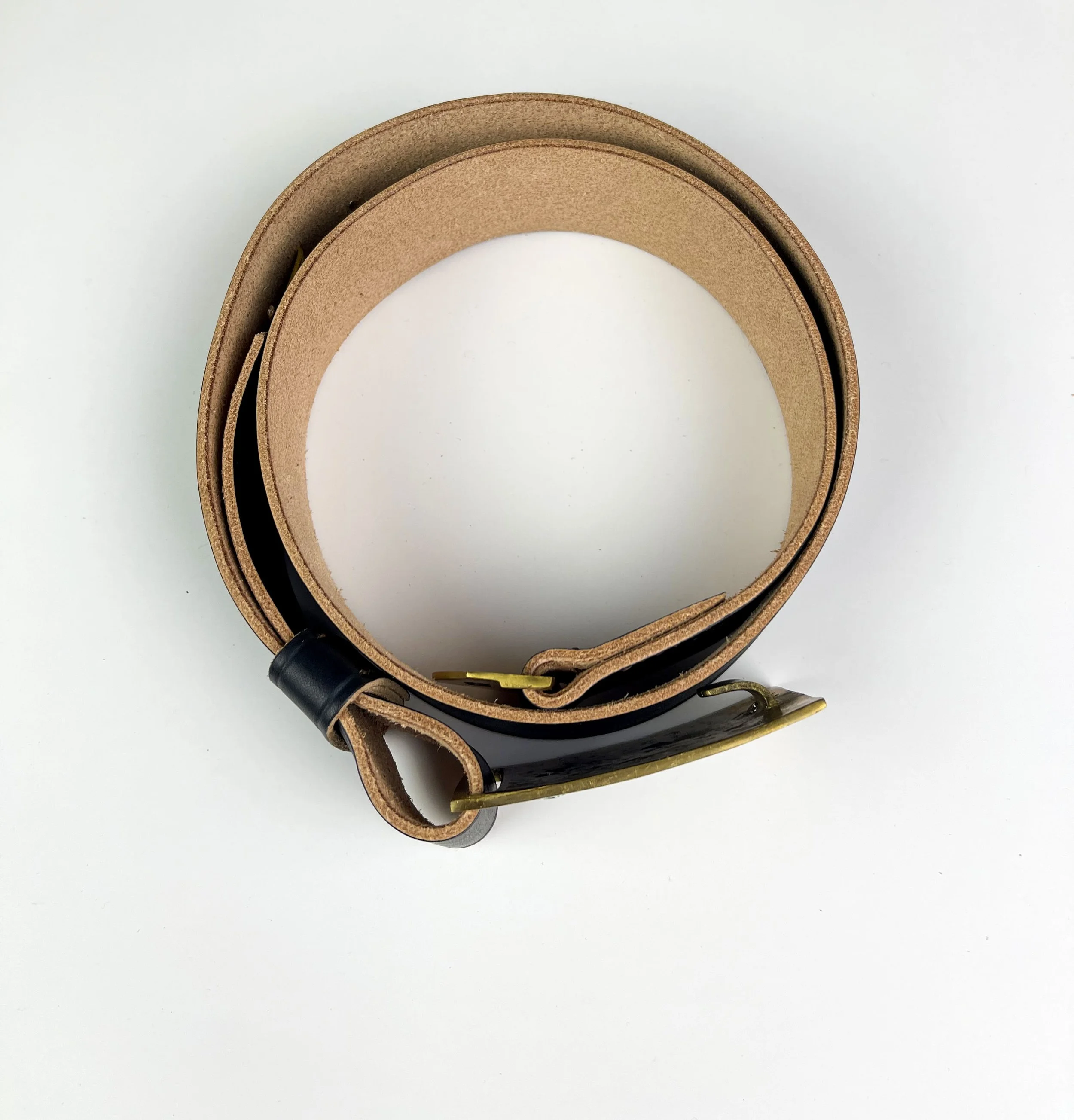 #400CD Richmond, CS Belt with 2 Piece Spoon & Wreath Buckle — The Depot