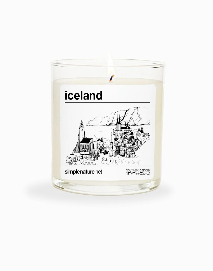 alaska soy wax candle — simple nature candles