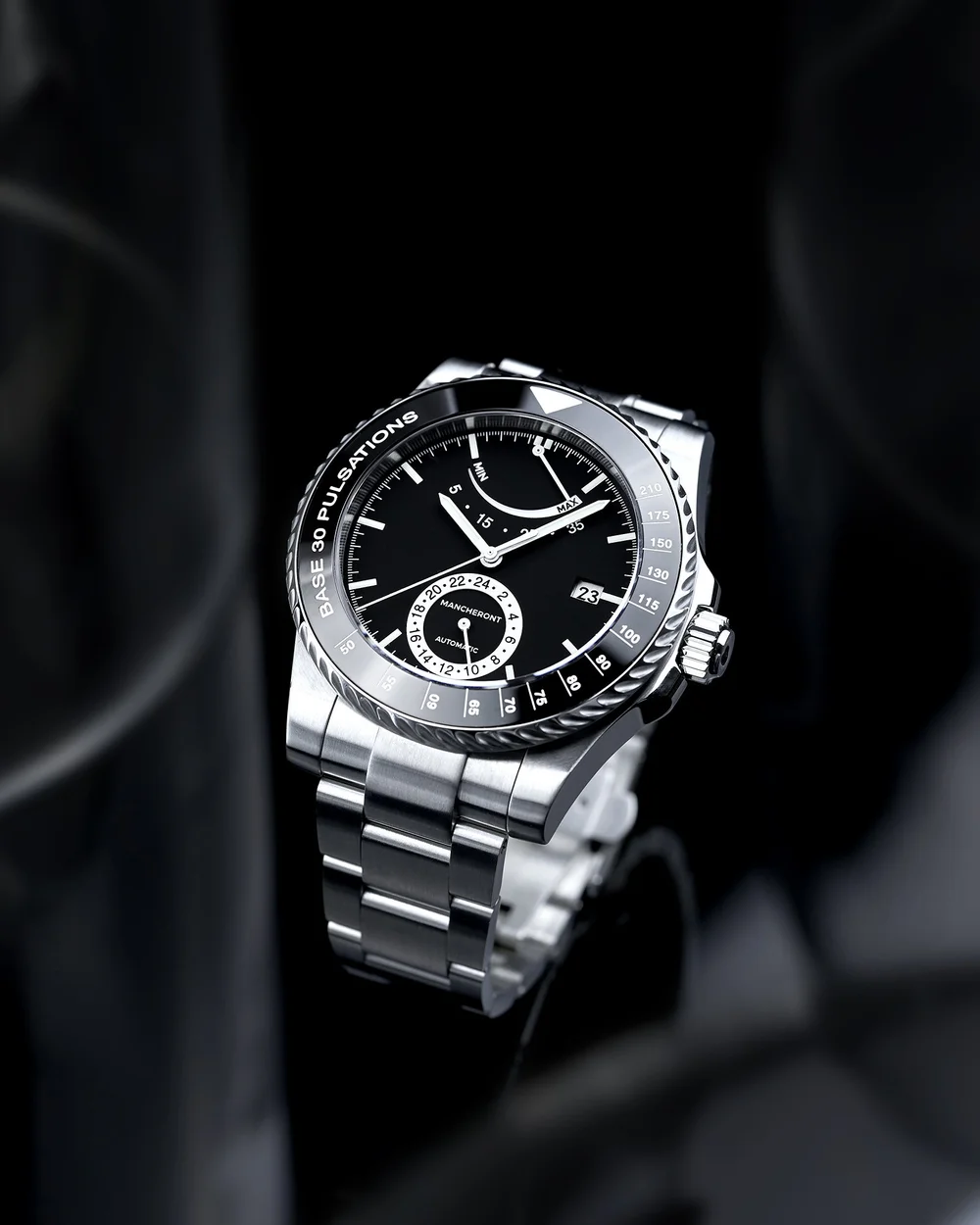 Pacer - 77000CN - Black Dial Men's Watch - Mancheront