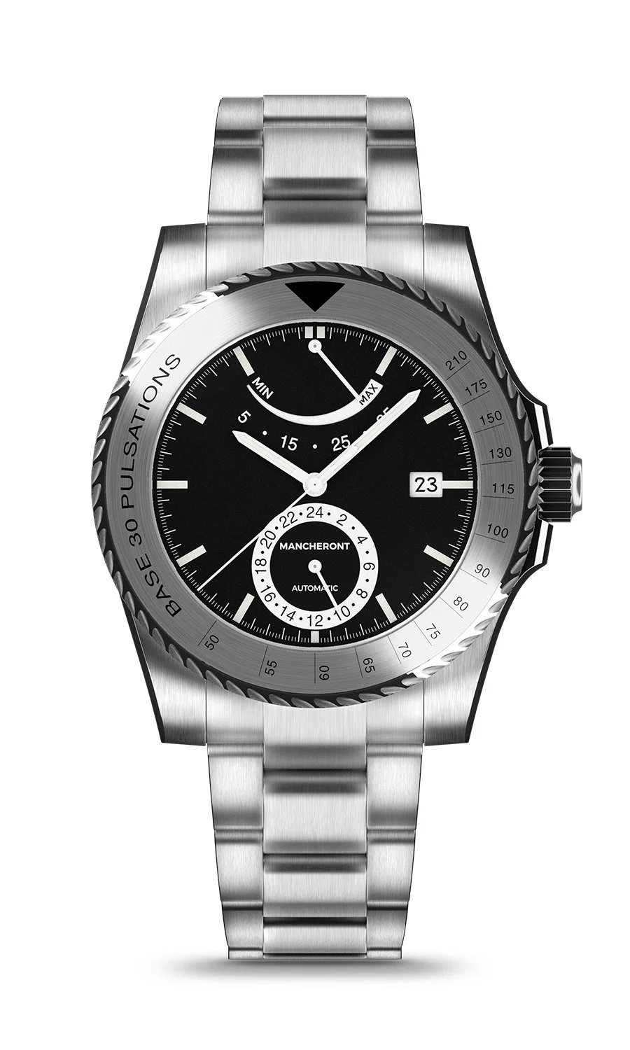 Mancheront Pacer | Steel watch