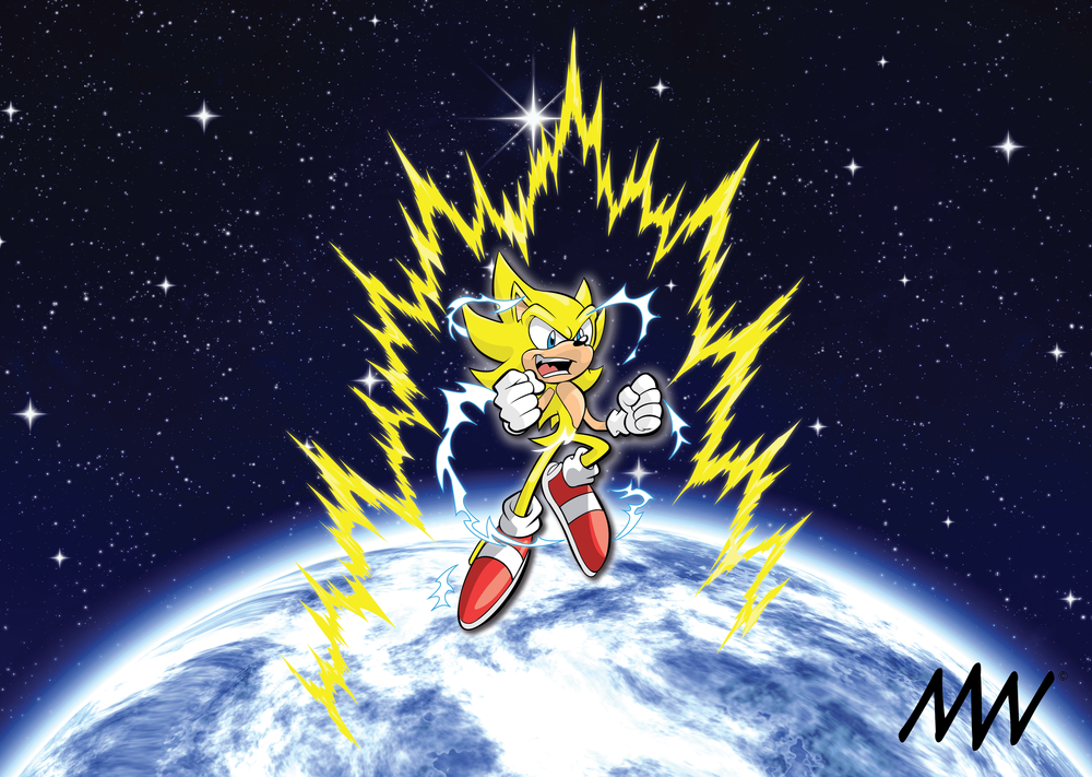 Super Sonic Level 2 & Super Sonic Blue - Poster Design Project — MW ...