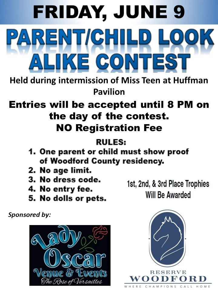 Parent/Child Look Alike Competition — www.woodfordcountyfairky.com