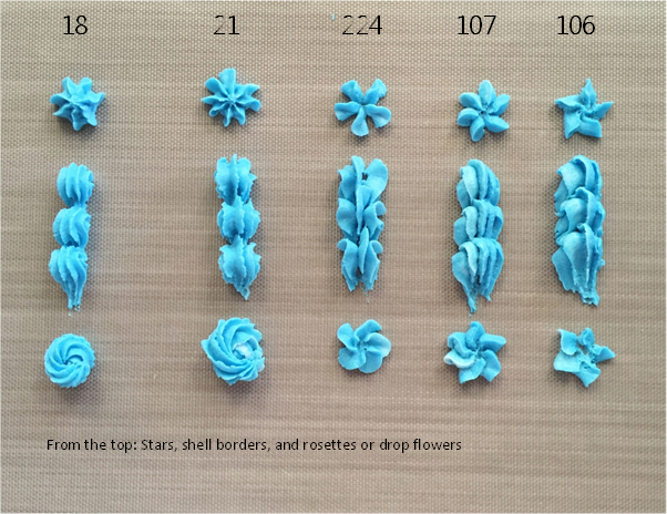 Star Tips and Rosettes — The Barely Woven Workshop