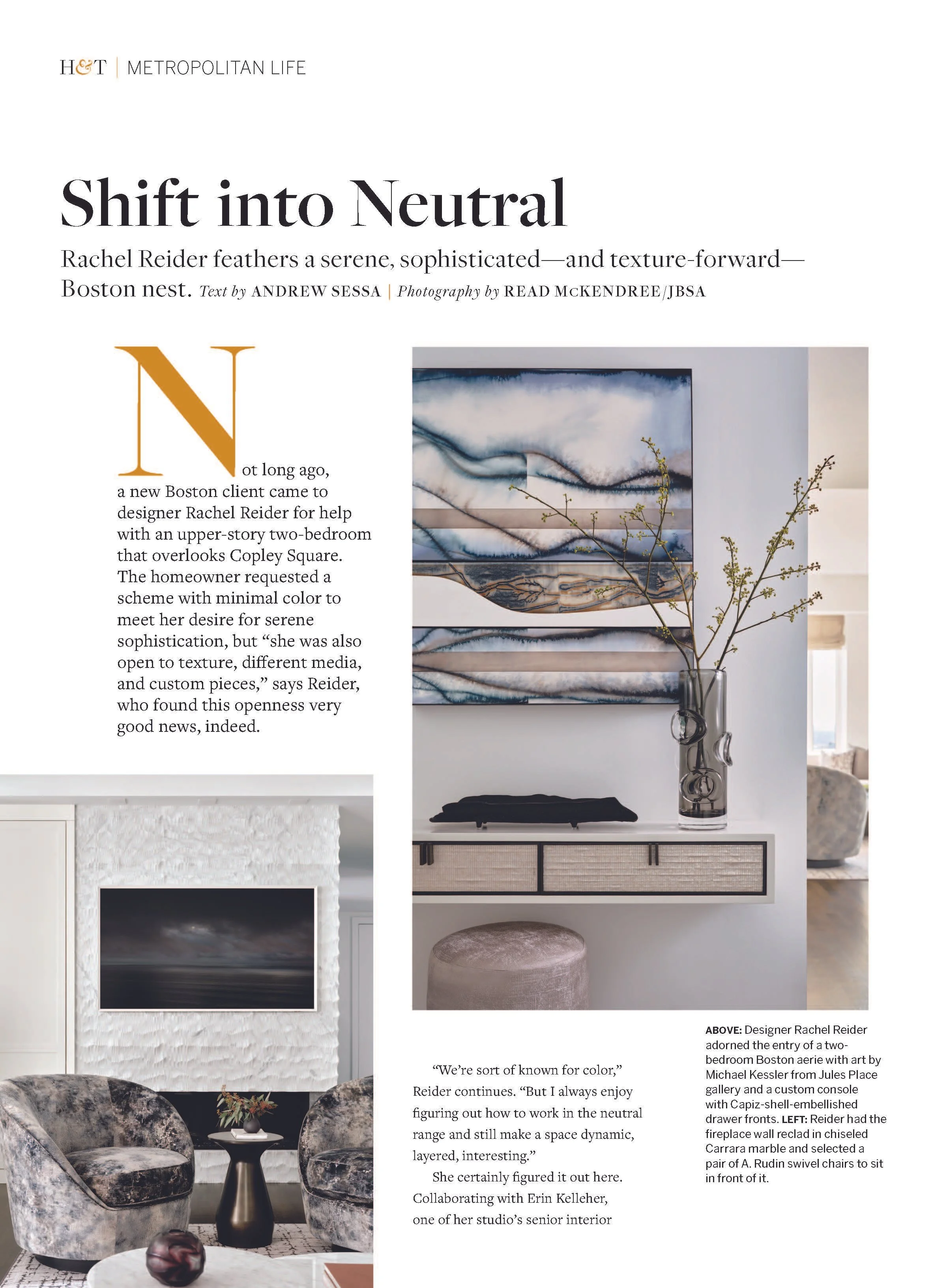 Shift into Neutral — Reider + Co