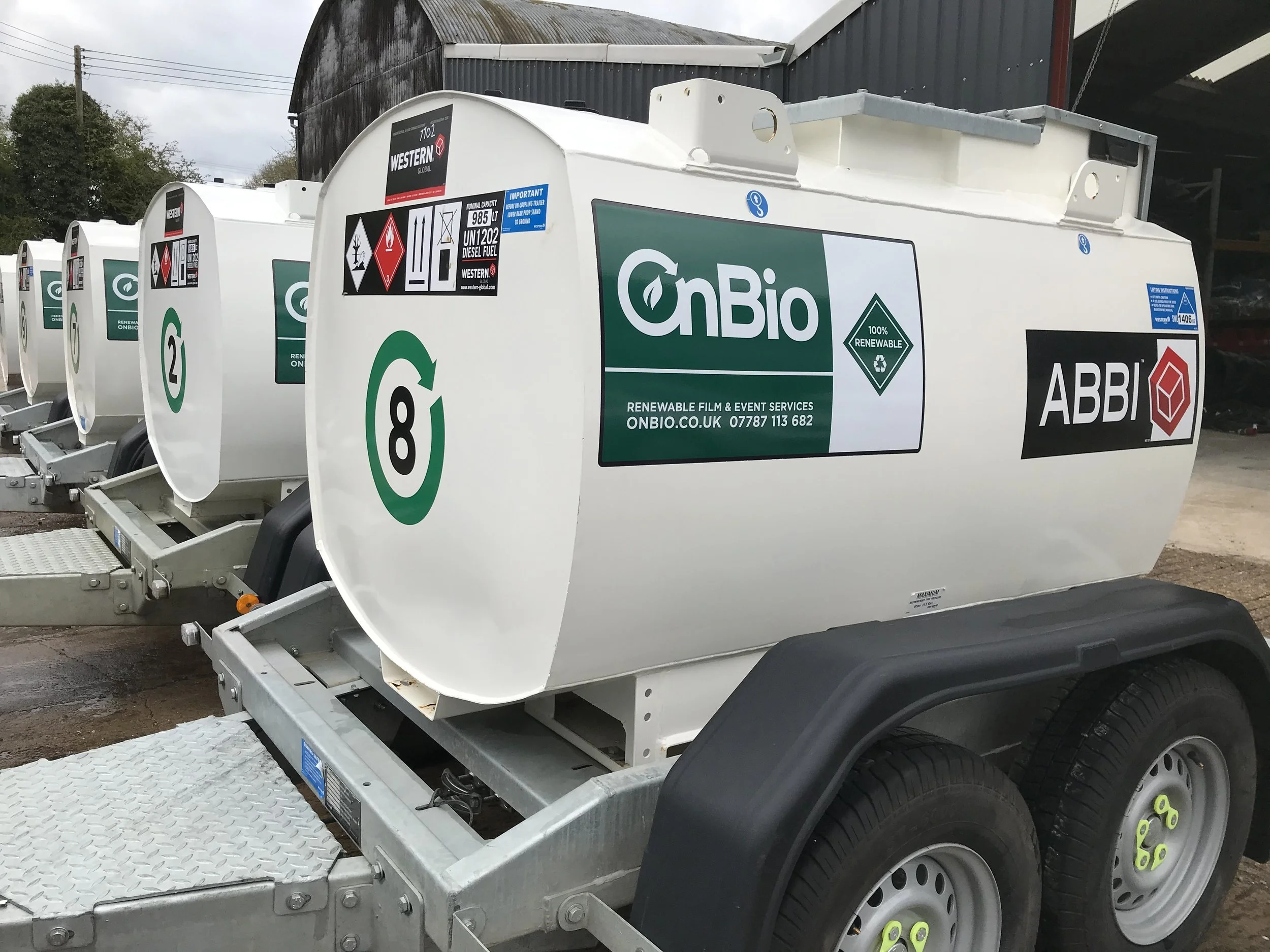 Renewable Fuel Deliveries and HVO Bowsers — OnBio