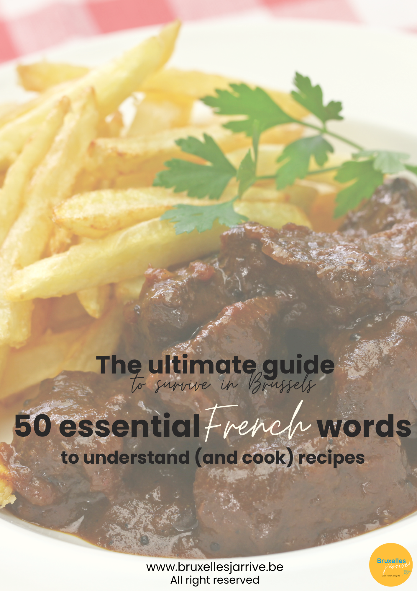 50 essential words to cook French recipes e-book — Learn French online