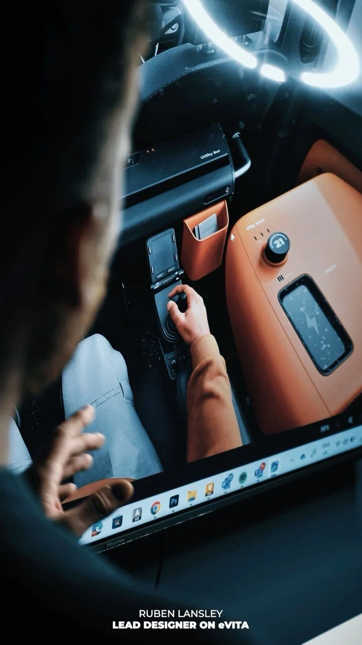 The award winning CALLUM Lounge Chair - Our statement piece of furniture.