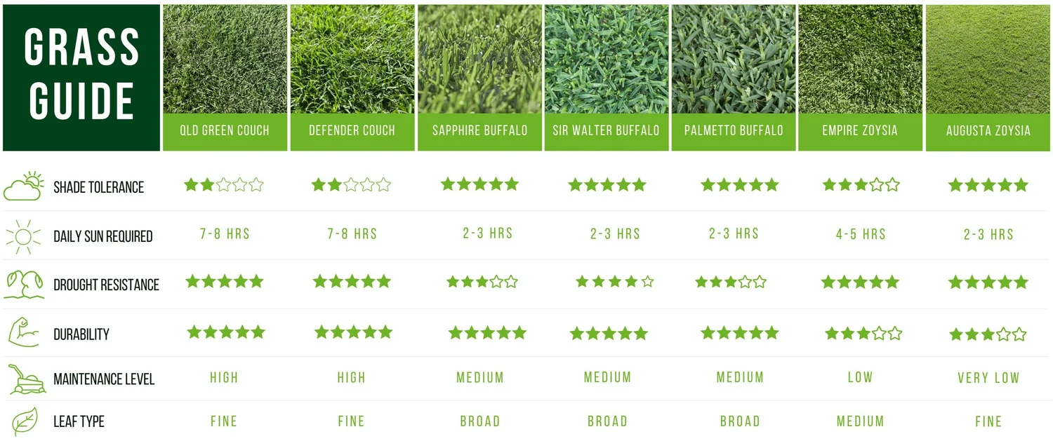 Comparing Grass Types — The Turf Shed