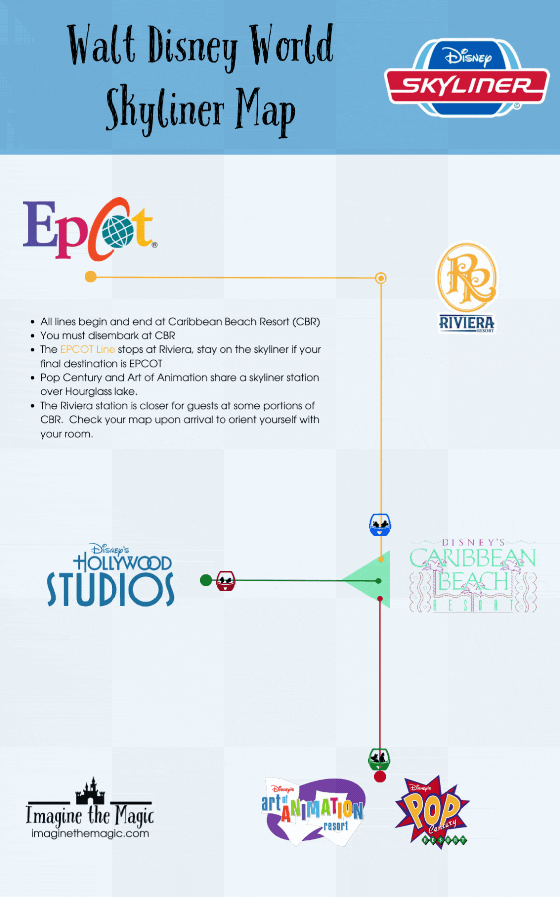 Skyliner Map — Imagine the Magic