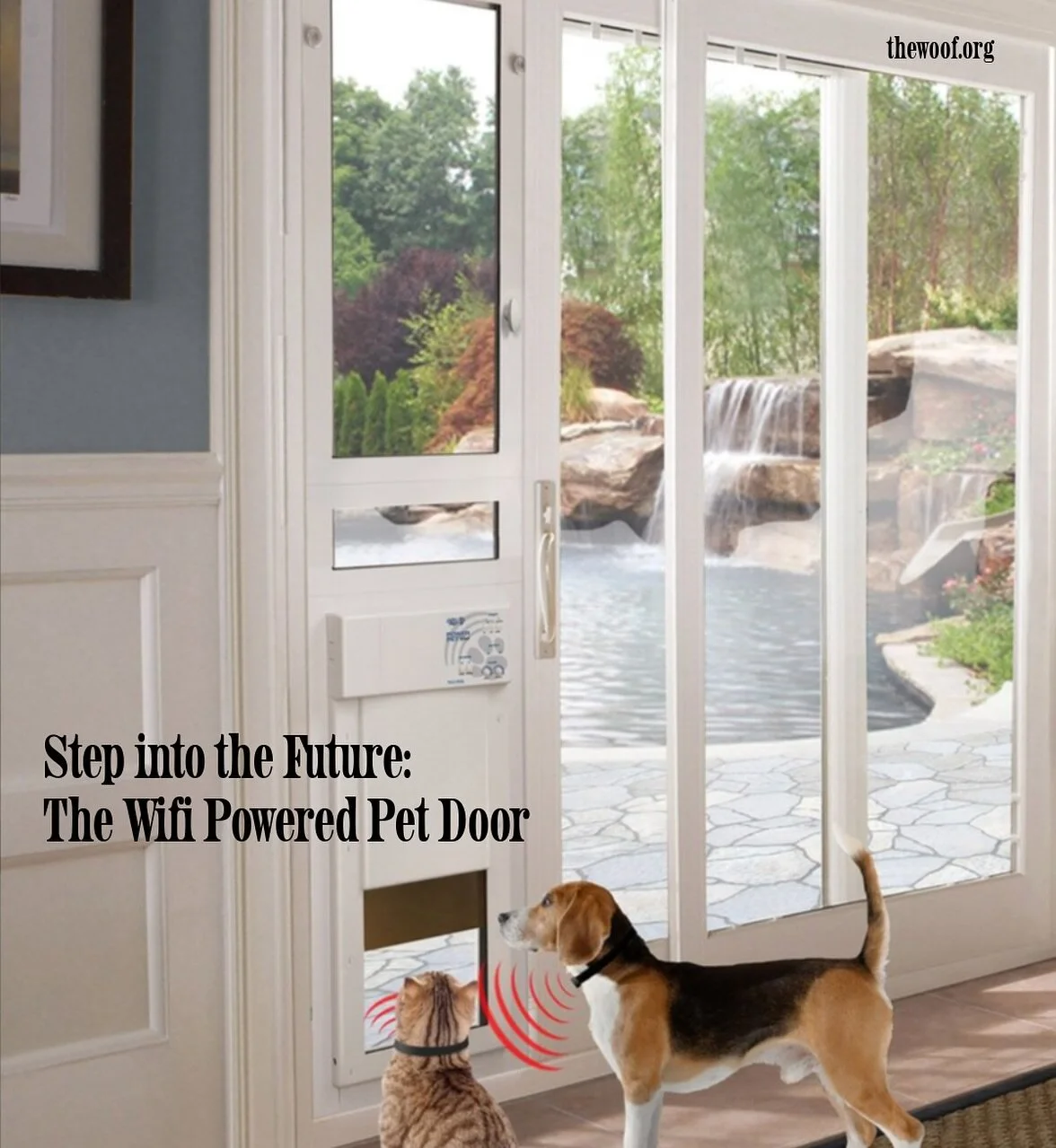 Step into the Future: The Wifi Powered Sliding Pet Door — The Woof