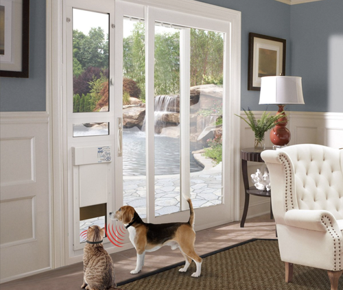 The Wifi Powered Sliding Pet Door — The Woof