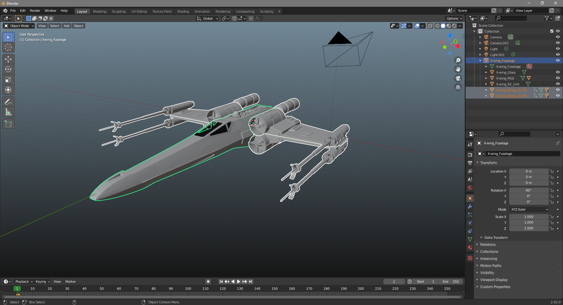 X-Wing Prototype — Phil Trasher | Level Designer