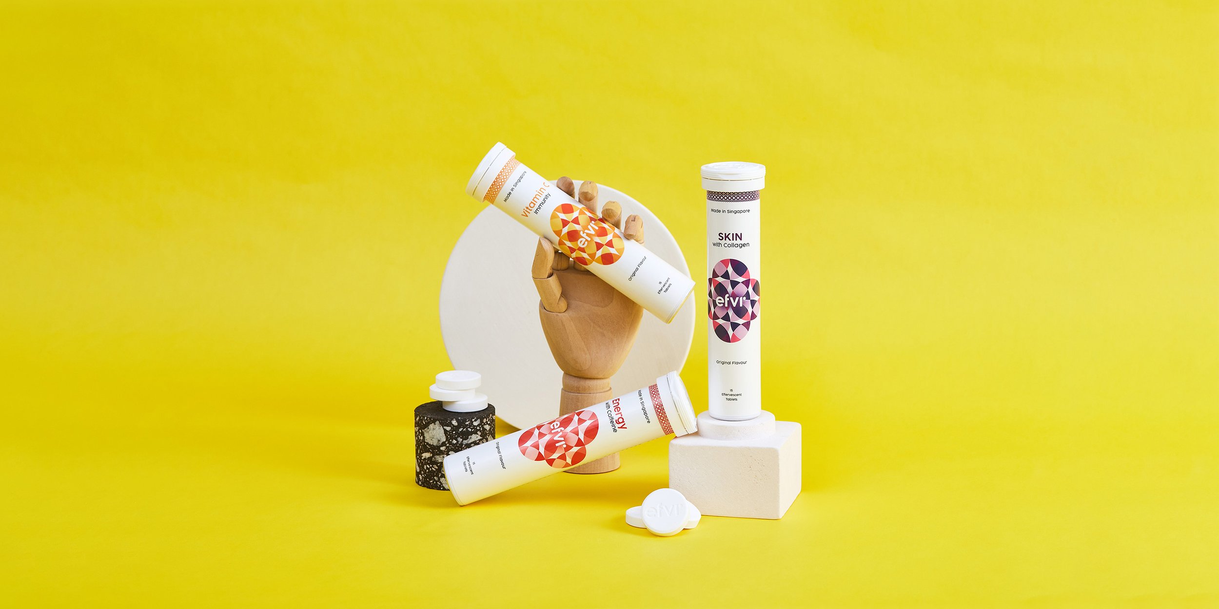 efvr - effervescent tablets, Made in Singapore