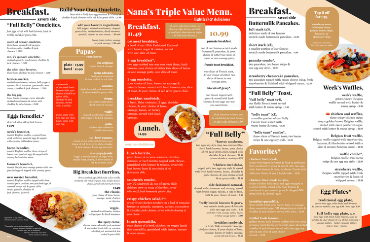 Menu — WECK'S