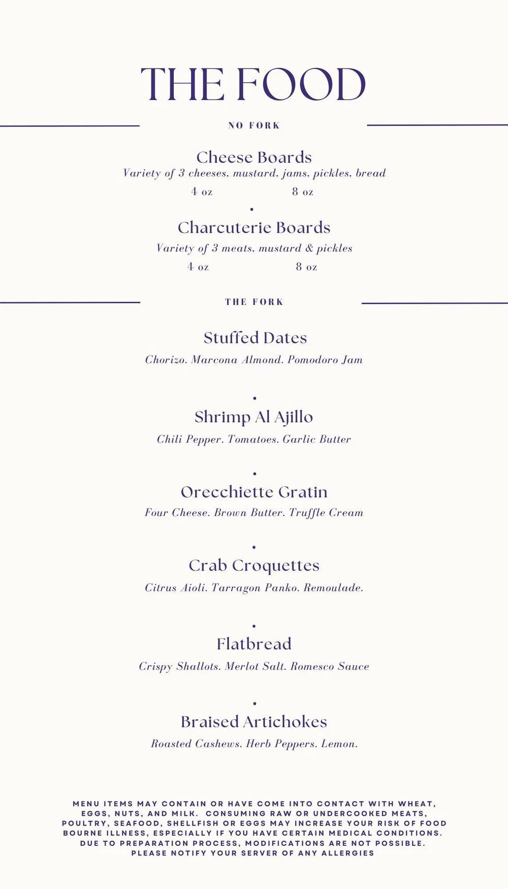 General 6 — Cook, Cork and Fork