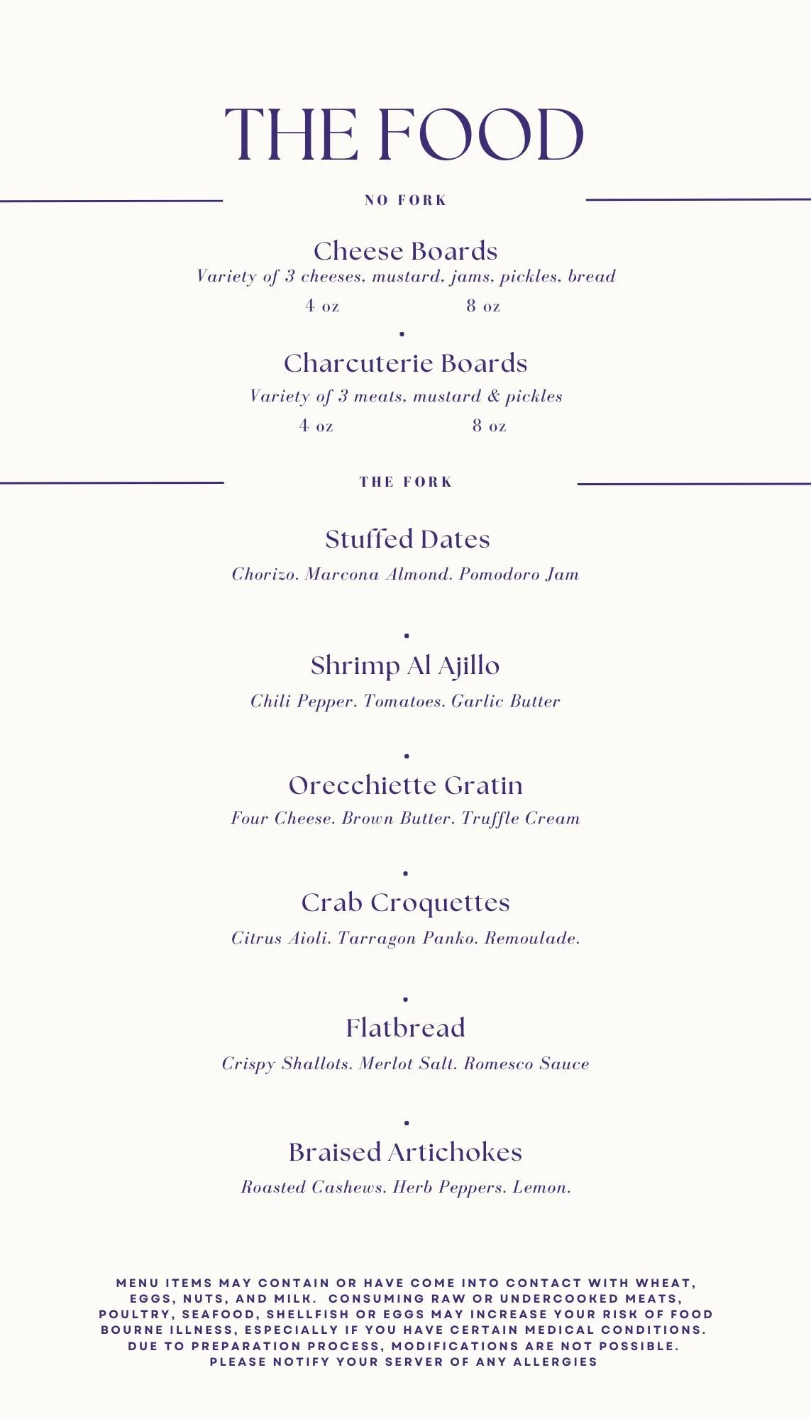 General 6 — Cook, Cork and Fork