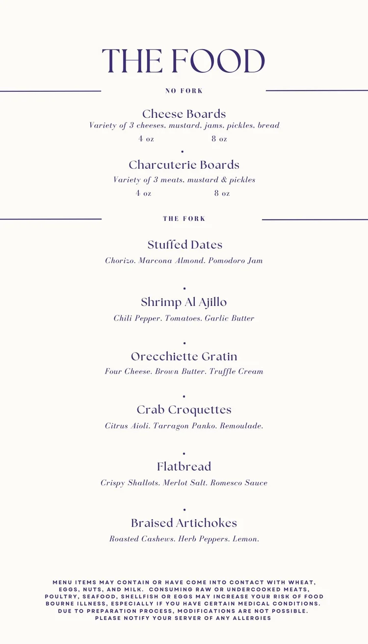 General 6 — Cook, Cork and Fork