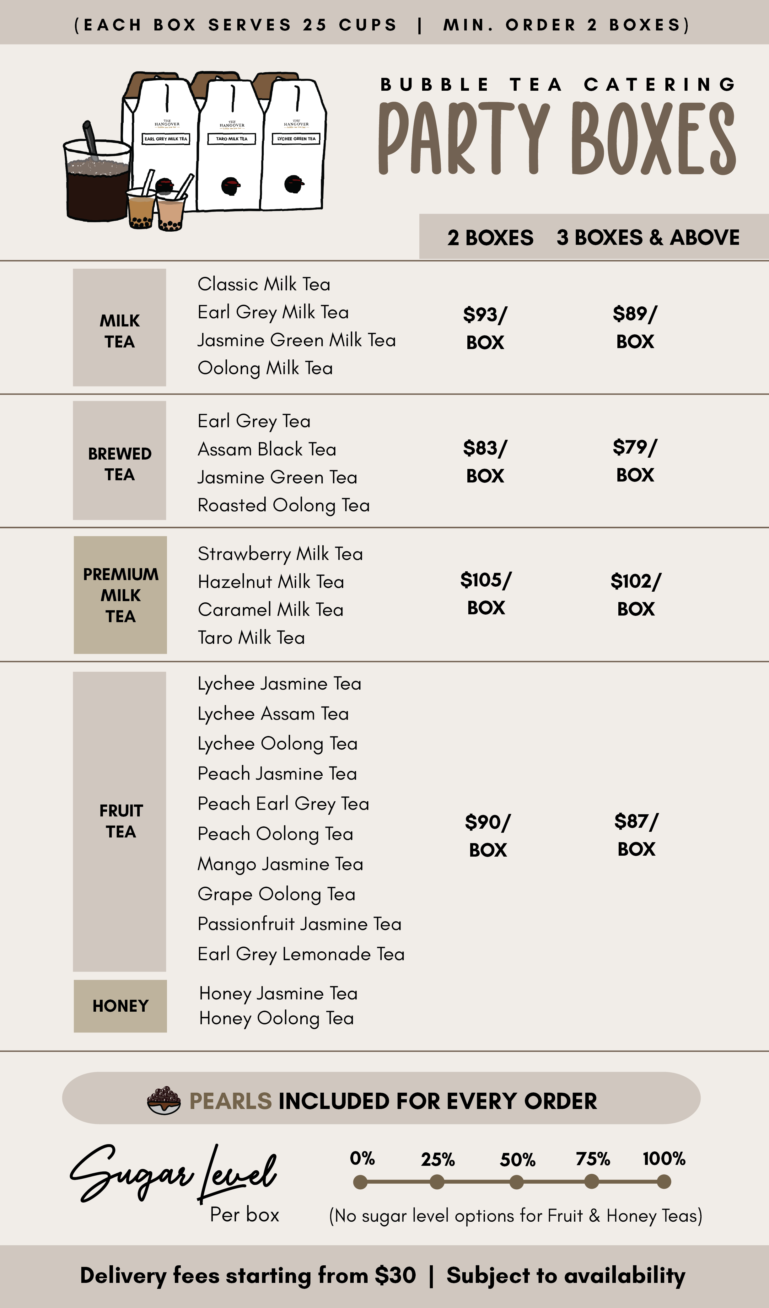 Pre-Packaged Food Catering — Chaz Events