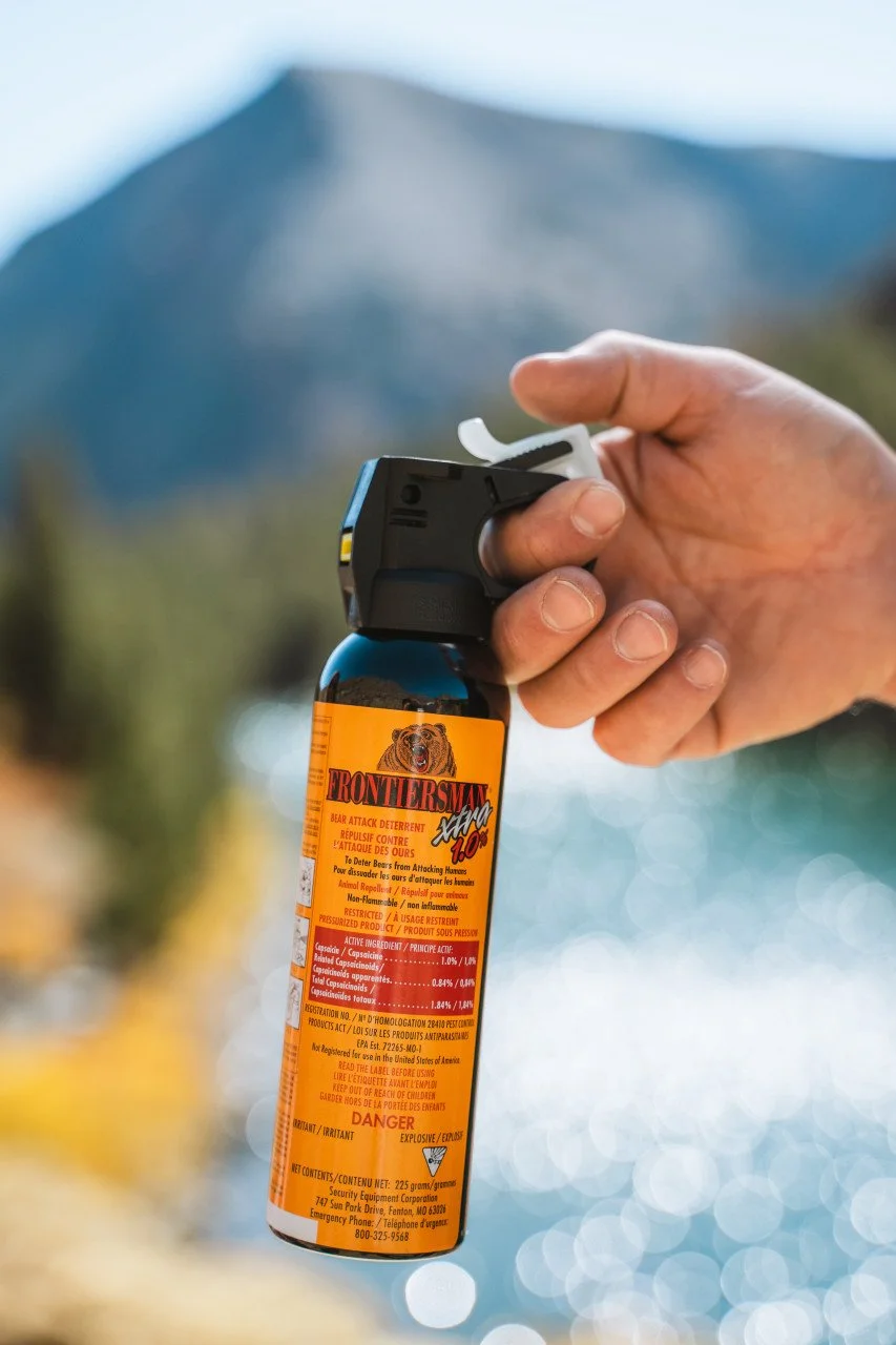 Bear Spray Rental Canmore | Free Delivery | Rent A Backpack | Rent A ...