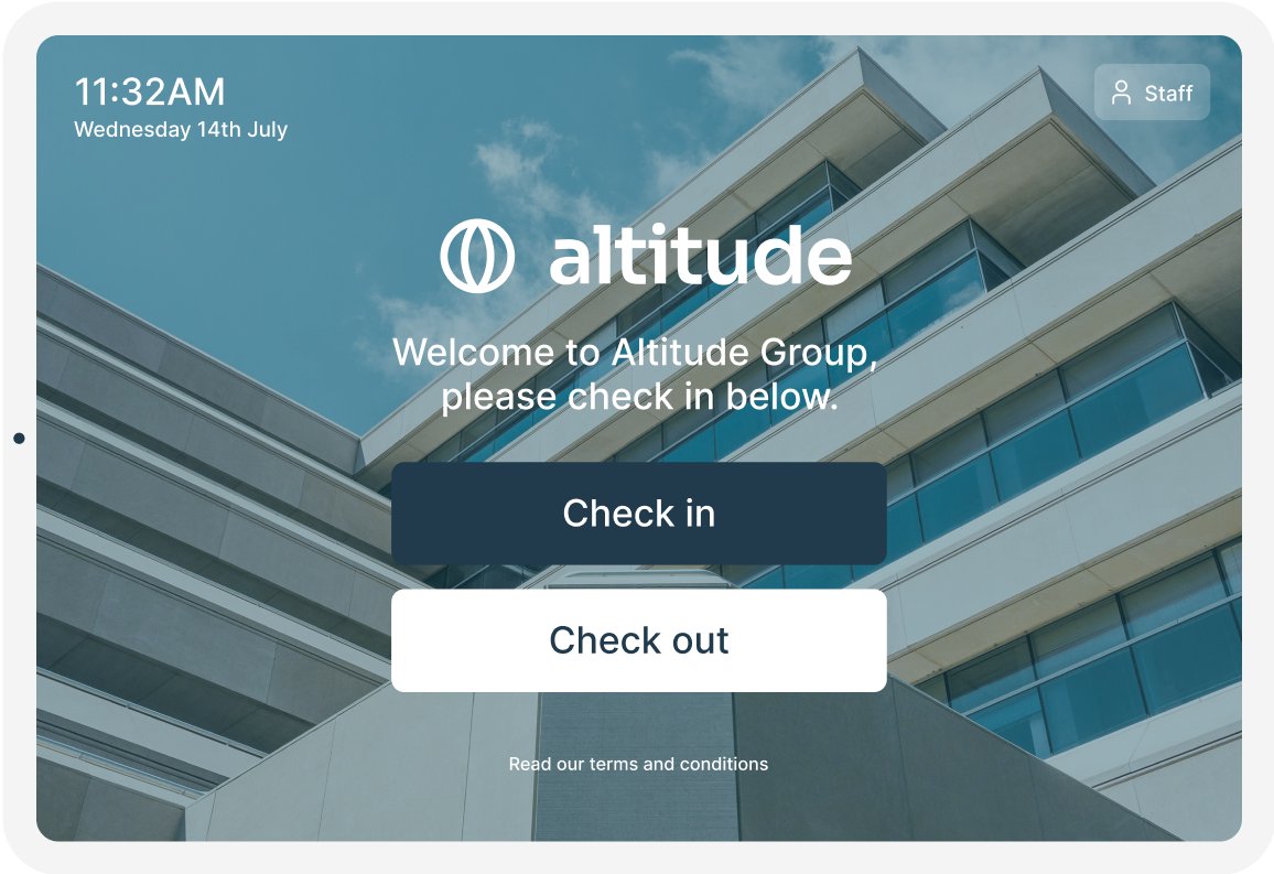 Visitor & Staff Check-in System | e-Reception Book