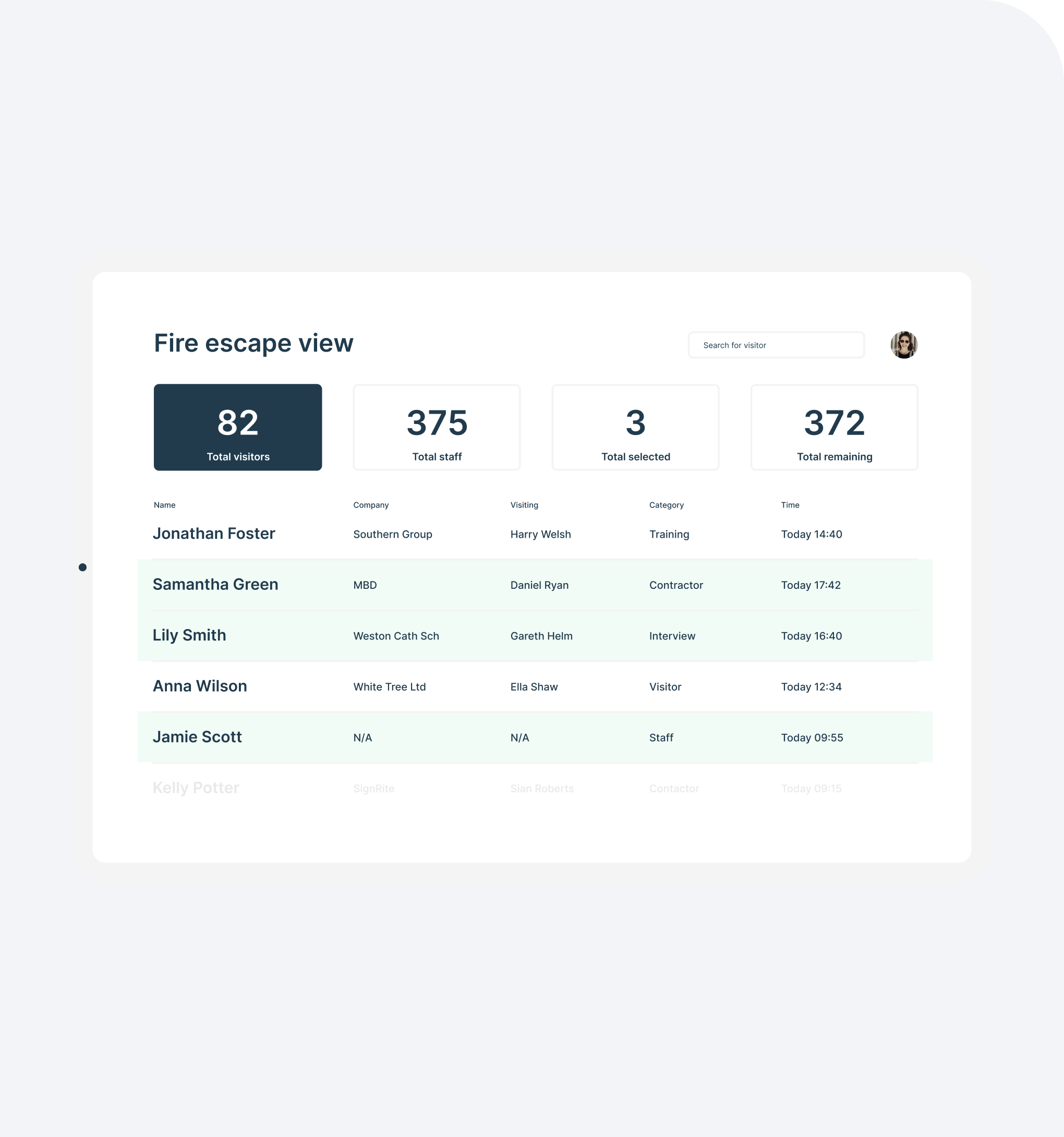 Electronic Visitor & Staff Check-in | e-Reception Book