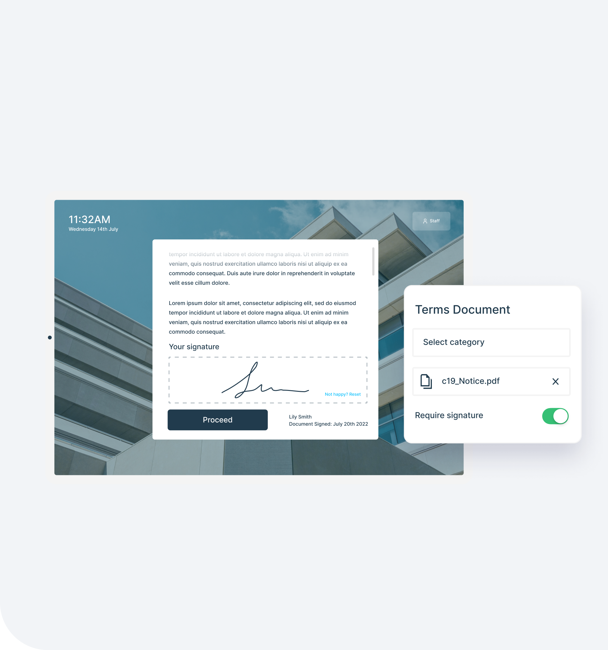 Electronic Visitor & Staff Check-in | e-Reception Book